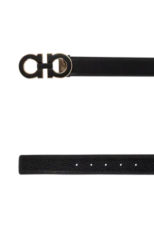 FERRAGAMO Reversible Belt - Black