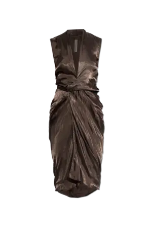 Rick Owens Sleeveless Tie-waist Dress