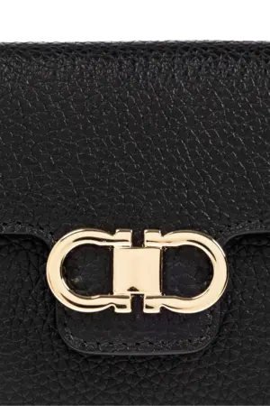 FERRAGAMO Leather Wallet - Black