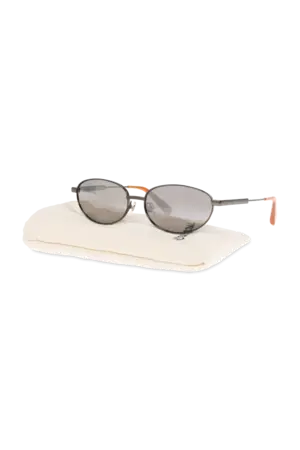 Jacquemus Sunglasses With Mirrored Lenses - Grey