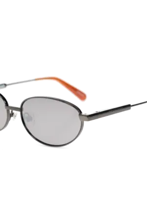 Jacquemus Sunglasses With Mirrored Lenses - Grey
