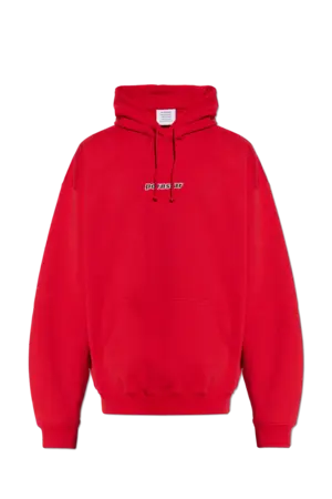 Vetements Hooded Sweatshirt - Red
