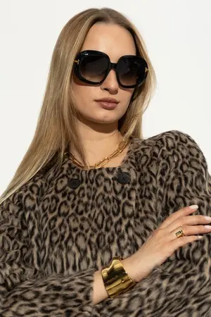 TOM FORD Square Frame Sunglasses - Black