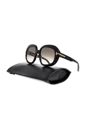 TOM FORD Square Frame Sunglasses - Black