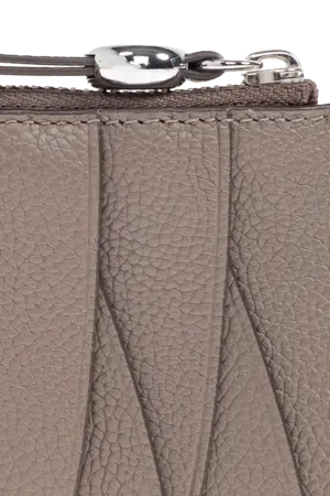 Tory Burch Leather Card Holder - Brown