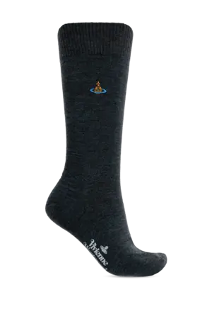 VIVIENNE WESTWOOD Logo Socks - Navy Blue