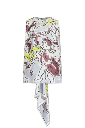 Tory Burch Silk Top With Scarf - Multicolour