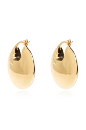 Lié Studio Erin Silver Hoop Earrings - Gold