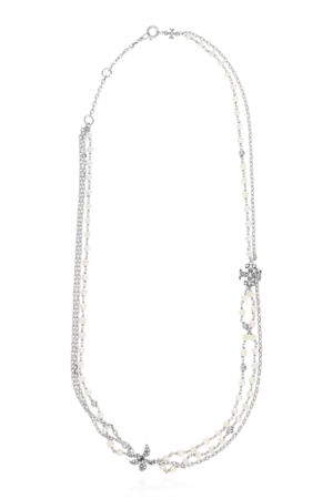 Tory Burch Short Necklace With Faux Pearls