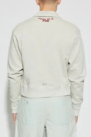 Kenzo Shimmering Appliqué Sweatshirt - Grey