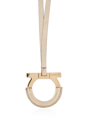 FERRAGAMO Leather Bag Keychain