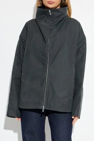 TOTEME Jacket With Stand-up Collar - Grey