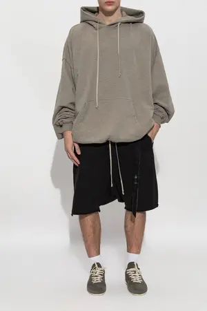 Rick Owens Hun' Hooded Sweatshirt - Grey