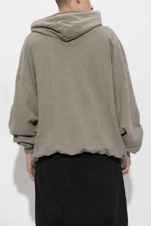 Rick Owens Hun' Hooded Sweatshirt - Grey