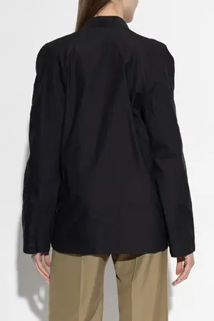 LEMAIRE Cotton And Silk Shirt - Black