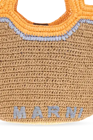 Marni Woven Shopper Tote - Beige