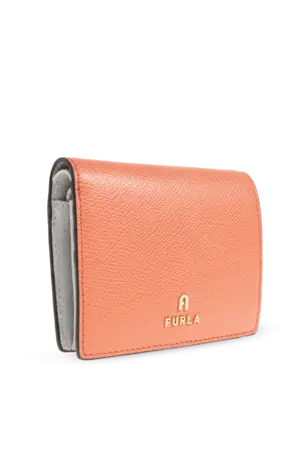 Furla Wallet With Logo - Orange
