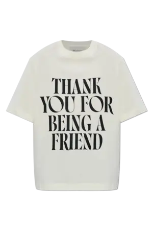 AMI Paris Printed T-shirt - Cream