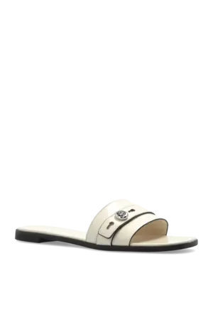 Tory Burch Romy Slides - Cream