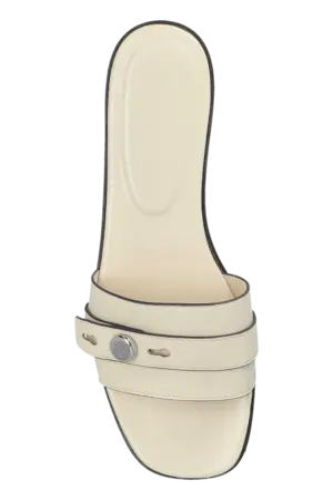Tory Burch Romy Slides - Cream