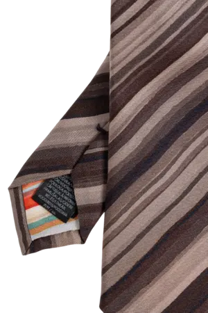 Paul Smith Silk Neck Tie - Brown