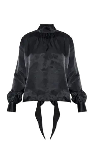 Vetements Satin Open-back Top
