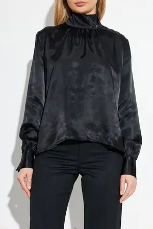 Vetements Satin Open-back Top