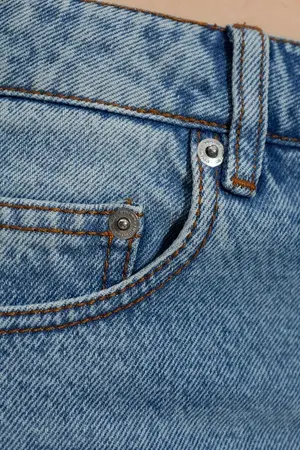 AMI Paris Flared Leg Jeans - Blue