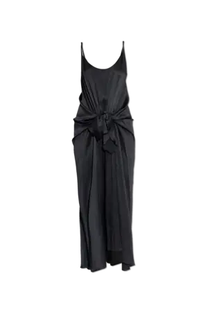 JW Anderson Silk Slip Dress - Black