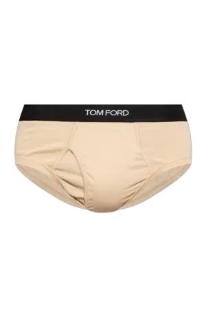 TOM FORD Cotton Briefs With Logo