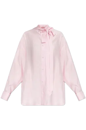 Kenzo Tie Detailed Tops