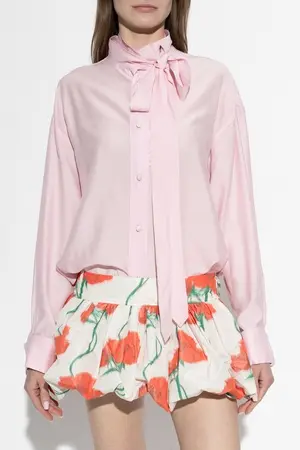 Kenzo Shirt With Bow Detail - Pink