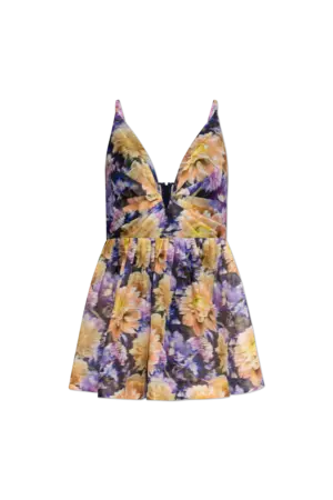 Strappy Floral Mini Dresses