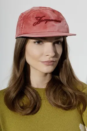 Jacquemus Gardian Baseball Cap - Red