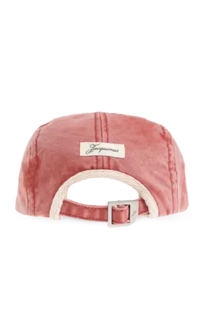 Jacquemus Gardian Baseball Cap - Red