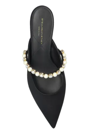 Stella McCartney Elsa Heeled Mules - Black