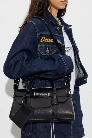 Dsquared2 Suede Handbag - Black