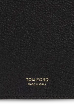 TOM FORD Foldable Leather Wallet - Black