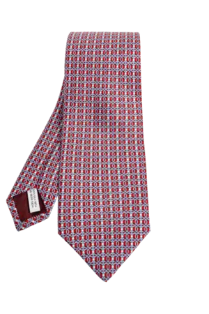 FERRAGAMO FERRAGAMO Silk Neck Tie Red