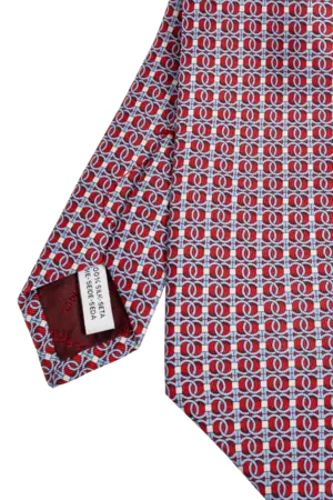 FERRAGAMO Silk Neck Tie - Red