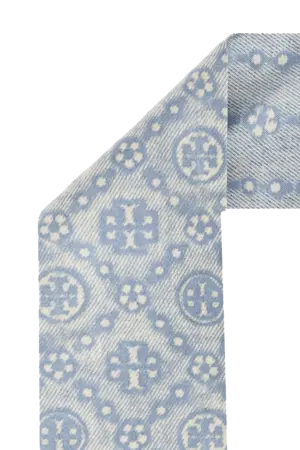 Tory Burch Silk Scarf - Blue