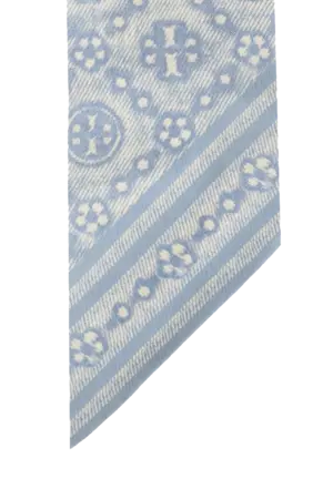 Tory Burch Silk Scarf - Blue