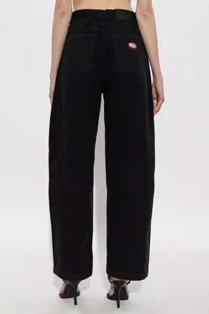 WILLY CHAVARRIA Loose Wide-leg Denim Jeans