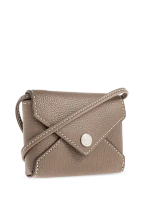 Tory Burch Card Holder Case On A Belt - Brown