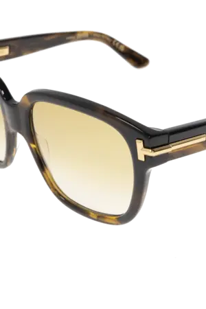 TOM FORD Square Frame Sunglasses - Yellow