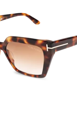 TOM FORD Tortoiseshell Square Sunglasses - Brown