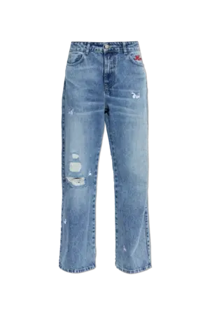 CARNE BOLLENTE Vintage-effect Jeans - Blue