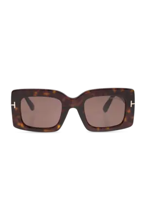 TOM FORD Sunglasses With Tortoiseshell Pattern - Brown