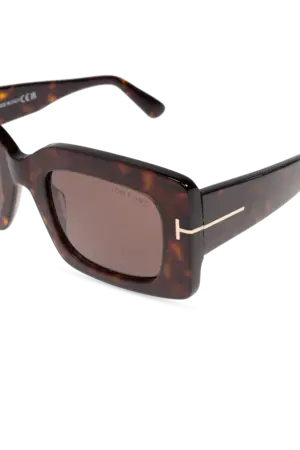 TOM FORD Sunglasses With Tortoiseshell Pattern - Brown