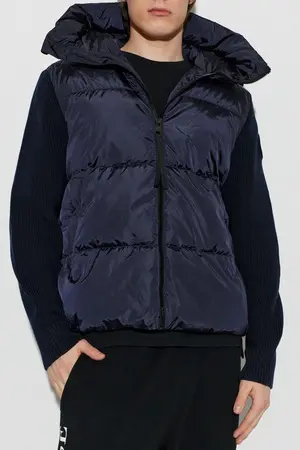 Canada Goose Sweatshirt With Down Filling - Navy Blue